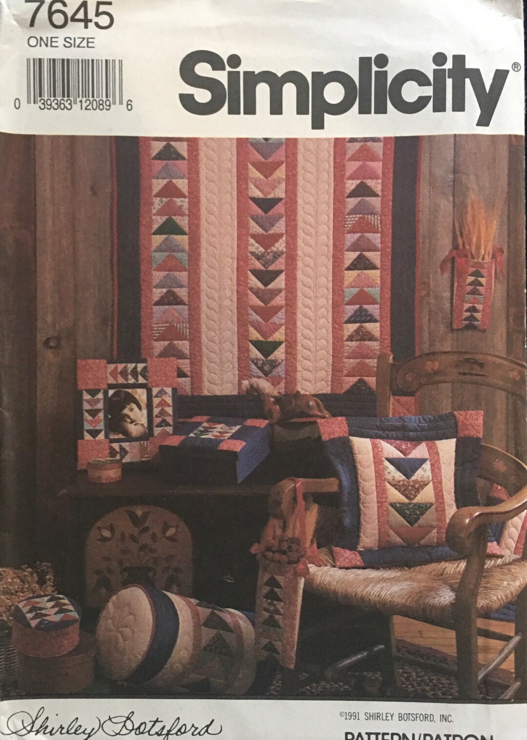 QUILTING PACKAGE; "flying Geese" Pattern; Instruction Booklet Suitable ...