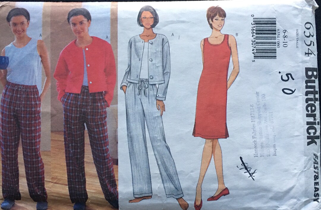 1990s Sizes 6-8-10, Butterick 5802; Fast& Easy! SEPARATES Pattern ...