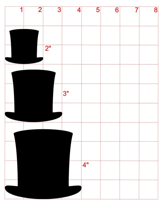 Abraham Lincoln Hat Outline