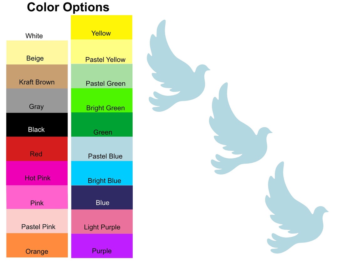 25 Pieces - Christmas Dove Die Cut Shapes, Paper Christmas Dove Shapes ...