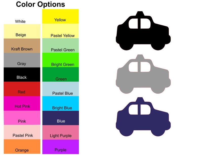 25 Pieces Police Car Paper Die Cut Shape Cut Outs for - Etsy