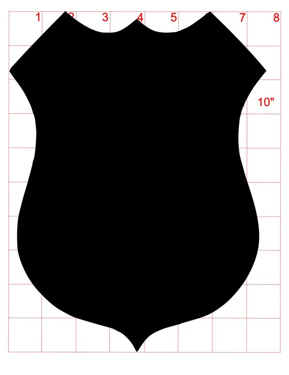Police Patch Shapes