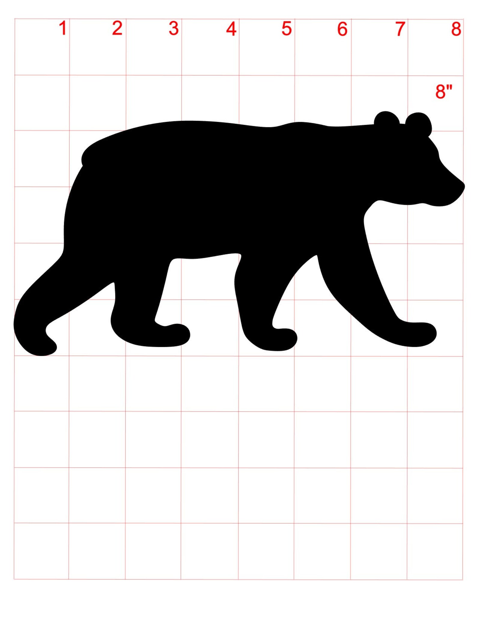 25 Pieces Black Bear Paper Die Cut Shape Cut Outs for | Etsy