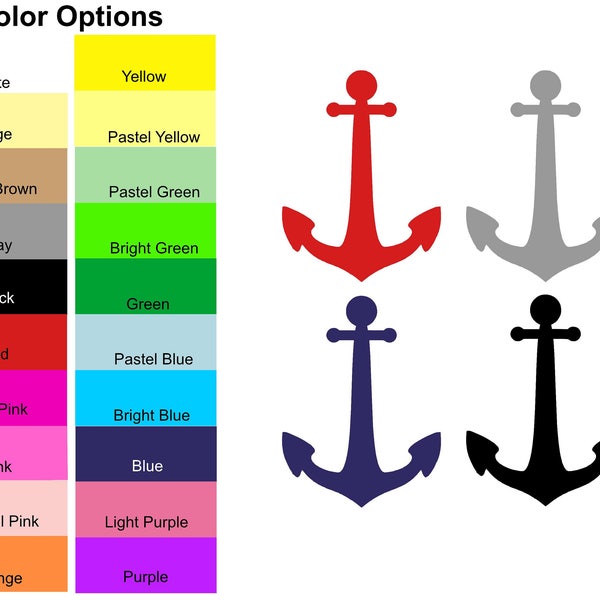 Anchor Cut Outs - Etsy