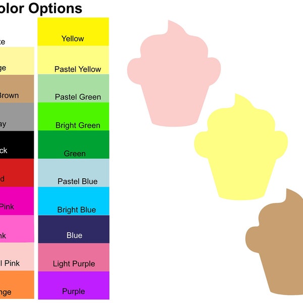 Cupcake Shape - Etsy