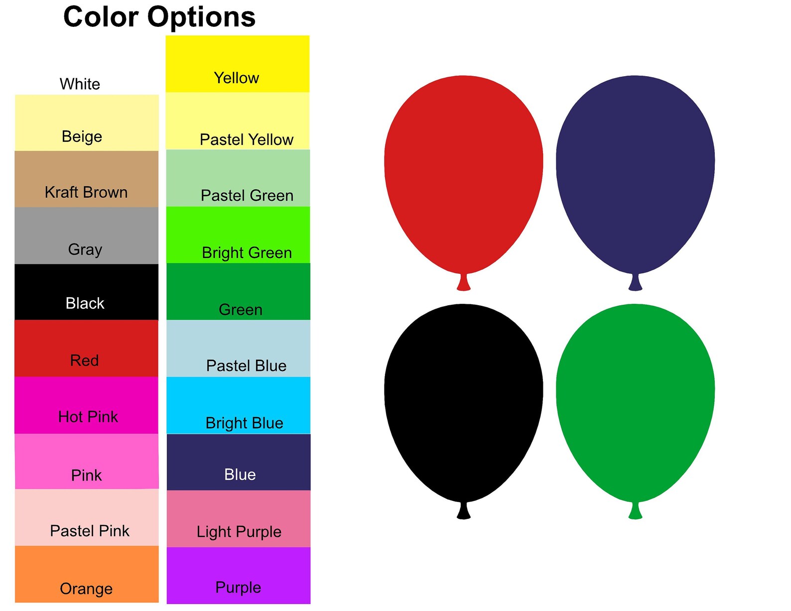 25 Pieces Balloon Paper Die Cut Shape Cut Outs for Bulletin - Etsy