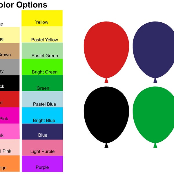 Balloon Diecuts - Etsy