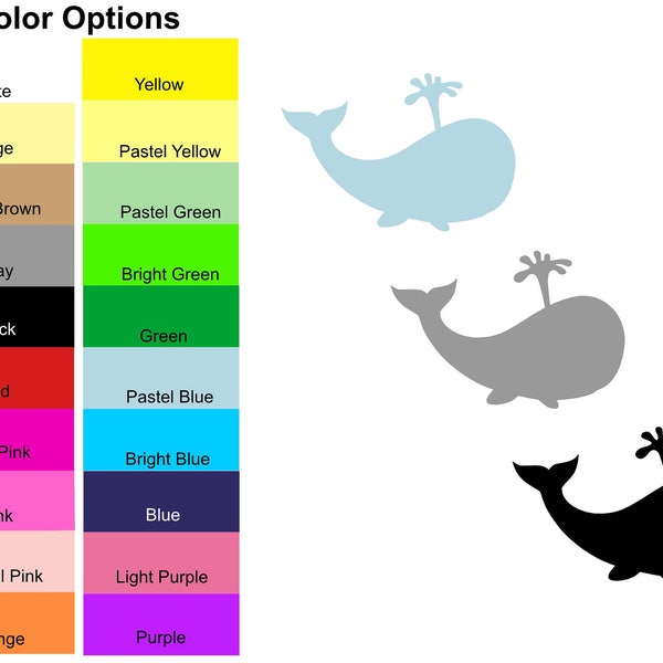 Whale Cut Out - Etsy