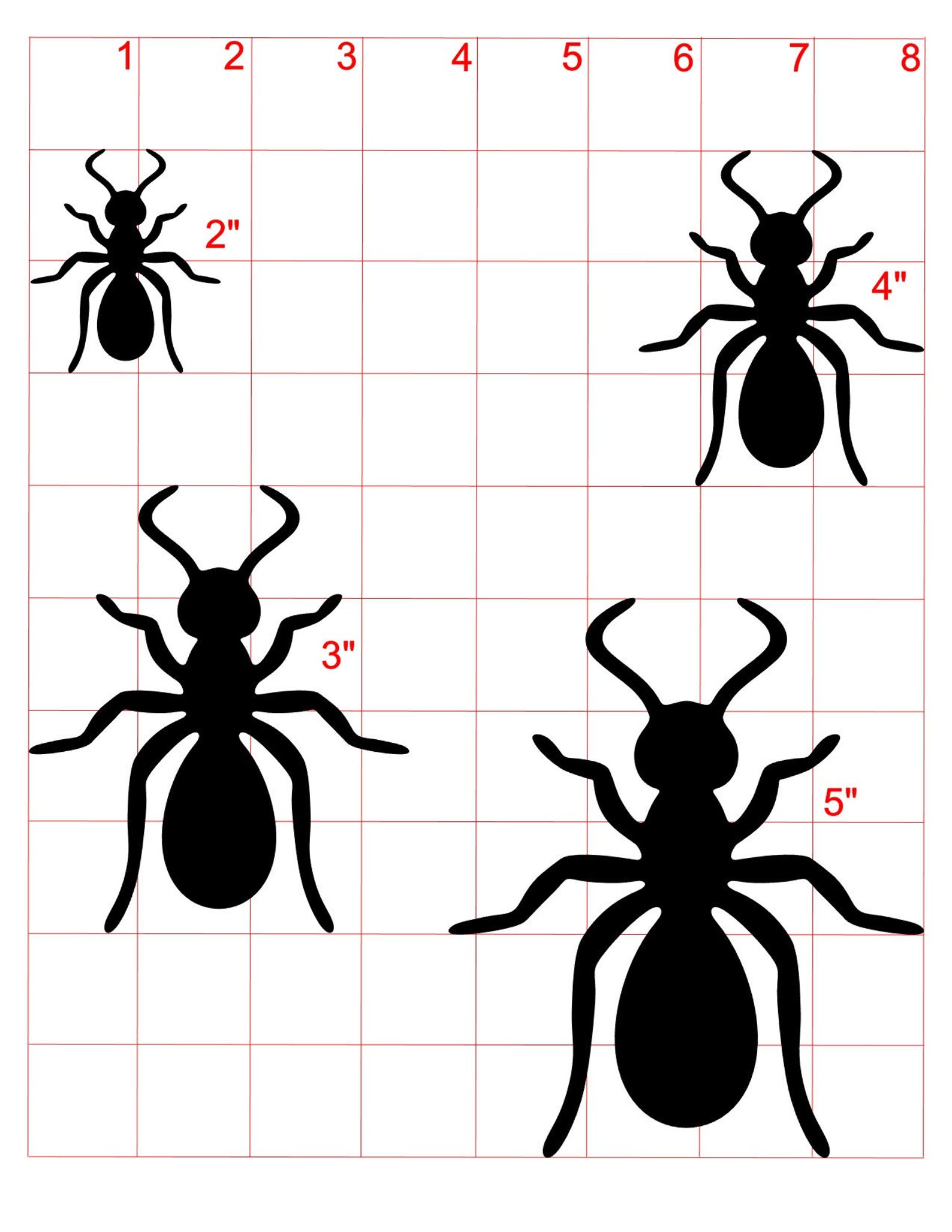 25 Pieces Ant Paper Die Cut Shape Cut Outs for Bulletin | Etsy