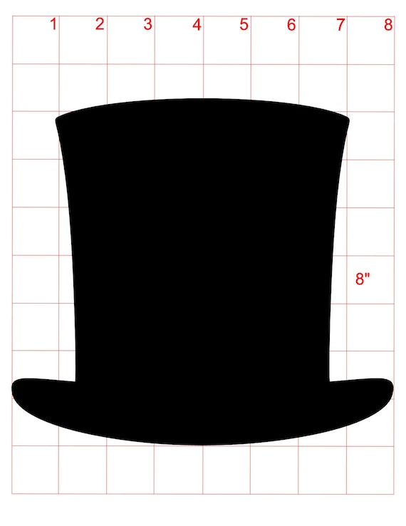 Abraham Lincoln Hat Outline