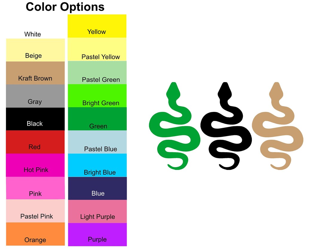 25 Pieces - Snake Paper Die Cut Shape Cut Outs for Bulletin Boards ...