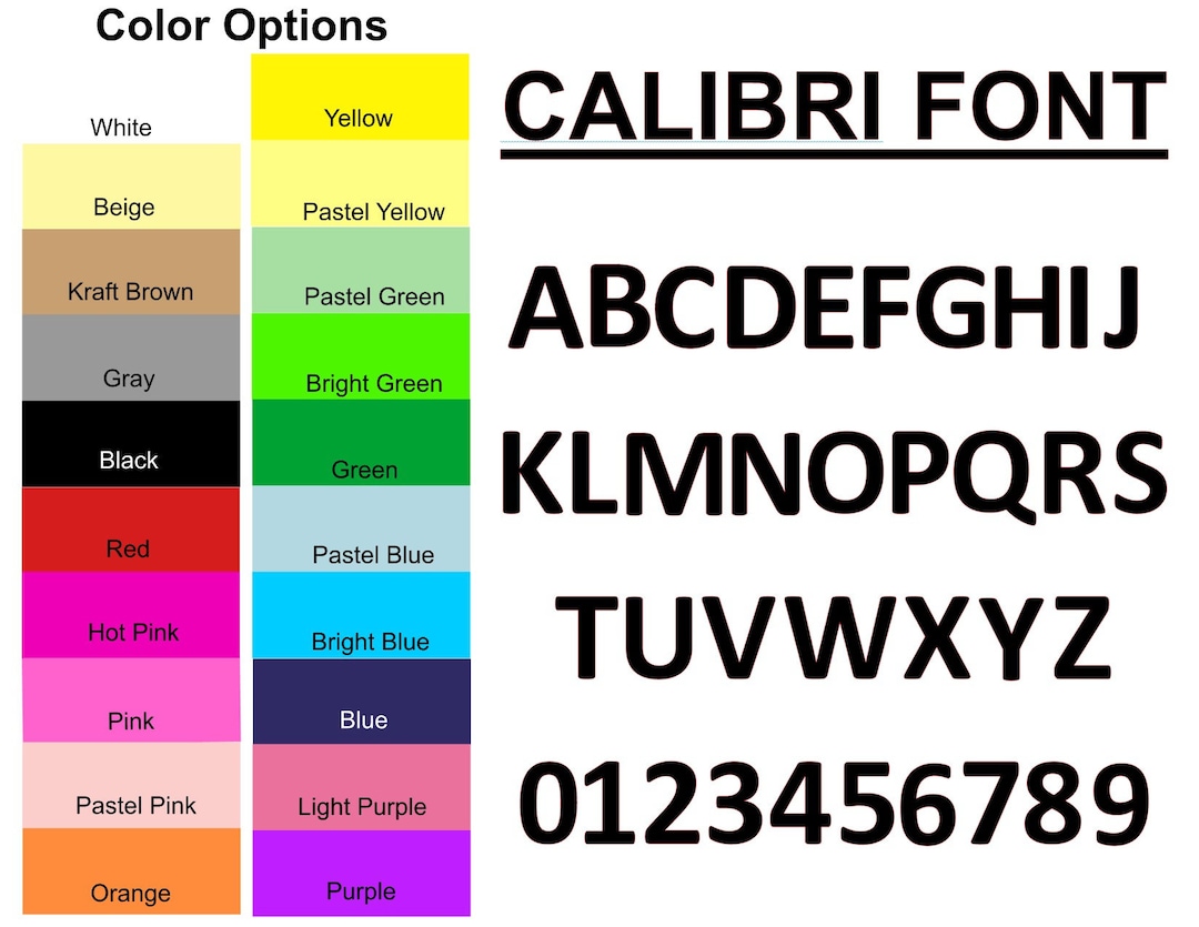 36 Pieces Paper Calibri Alphabet and Number Die Cut Shapes - Etsy UK