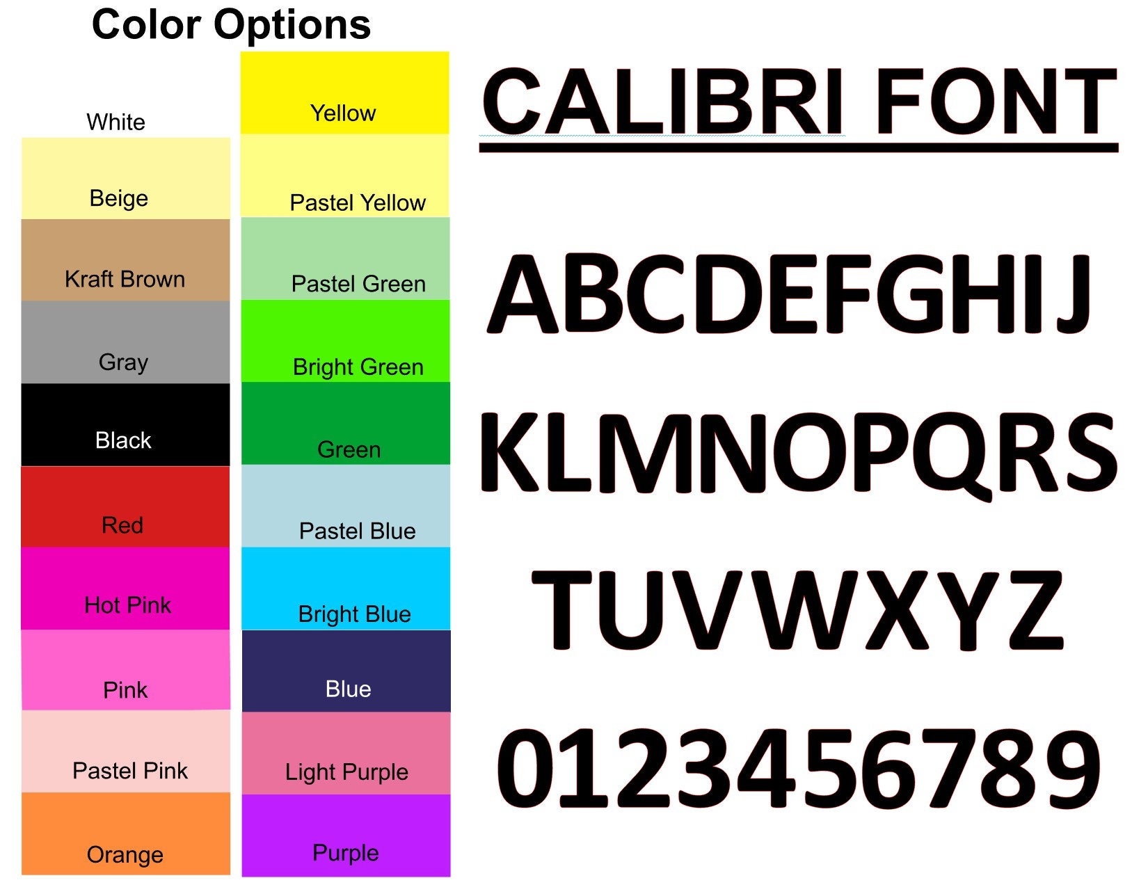 36 Pieces Paper Calibri Alphabet and Number Die Cut Shapes | Etsy