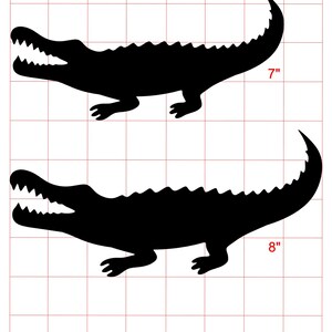 25 Pieces - Alligator Crocodile Paper Die Cut Shape Cut Outs for ...