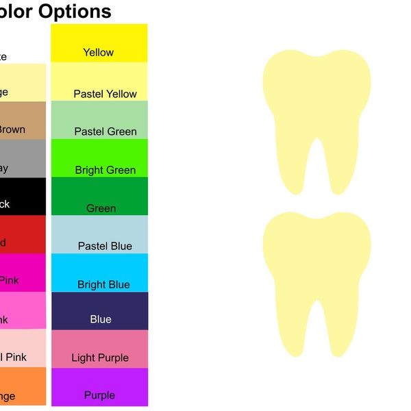 Paper Tooth Cut Outs - Etsy