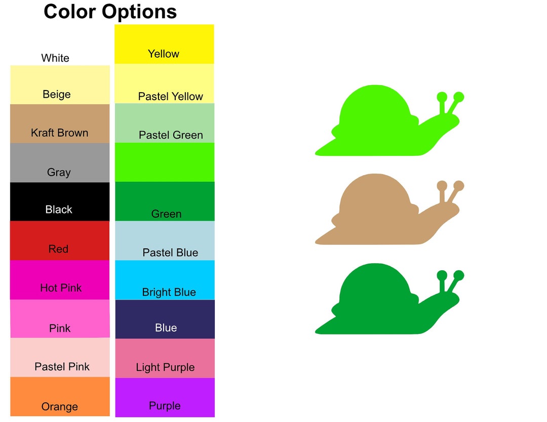 25 Pieces - Snail Paper Die Cut Shape Cut Outs for Bulletin Boards ...