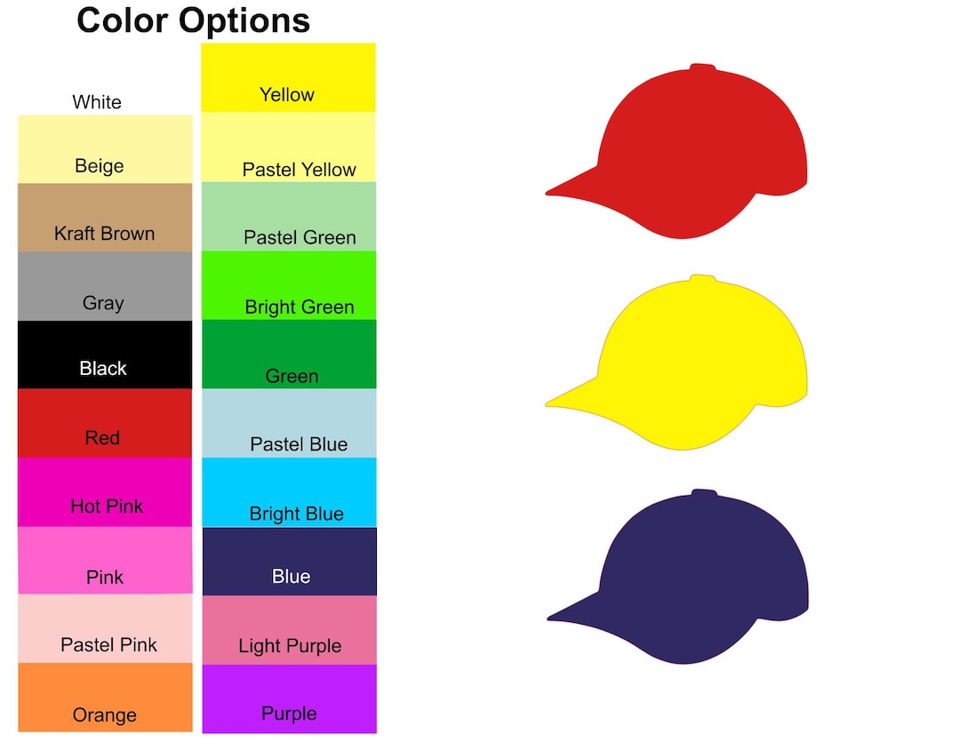 25 Pieces - Baseball Hat Paper Die Cut Shape Cut Outs for Bulletin ...