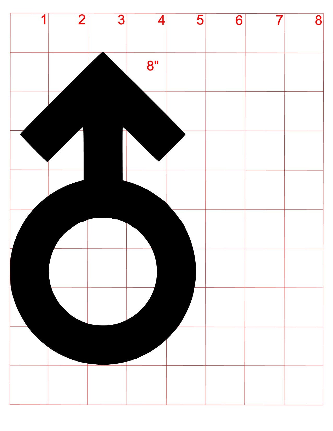 25 Pieces Male Symbol Paper Die Cut Shapes Baby Sex Symbol - Etsy