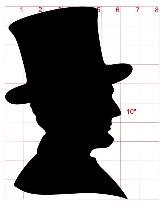 Abraham Lincoln Con Sombrero De Copa Para Colorear Last 20 Years Of