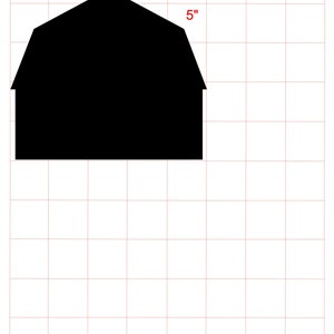 25 Pieces - Barn Paper Die Cut Shape Cut Outs for Bulletin Boards ...