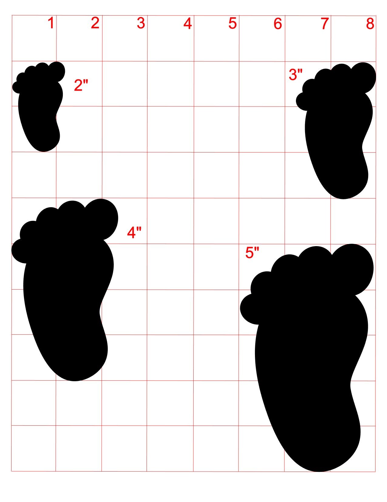 24 Pieces Baby Feet Paper Die Cut Shape Cut Outs for - Etsy