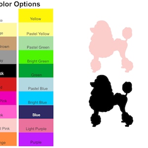 25 Pieces Poodle Paper Die Cut Shape Cut Outs for Bulletin | Etsy