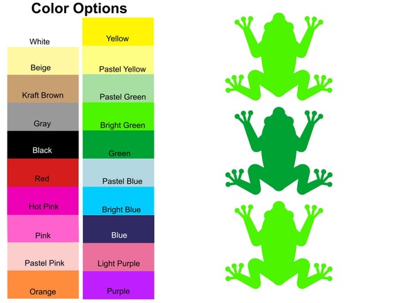 Frog Shapes To Cut Out