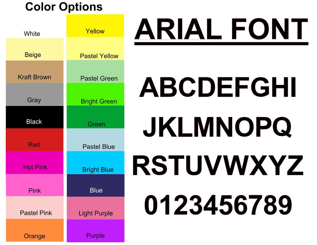 36 Pieces - Paper Arial Alphabet and Number Die Cut Shapes, Paper ...