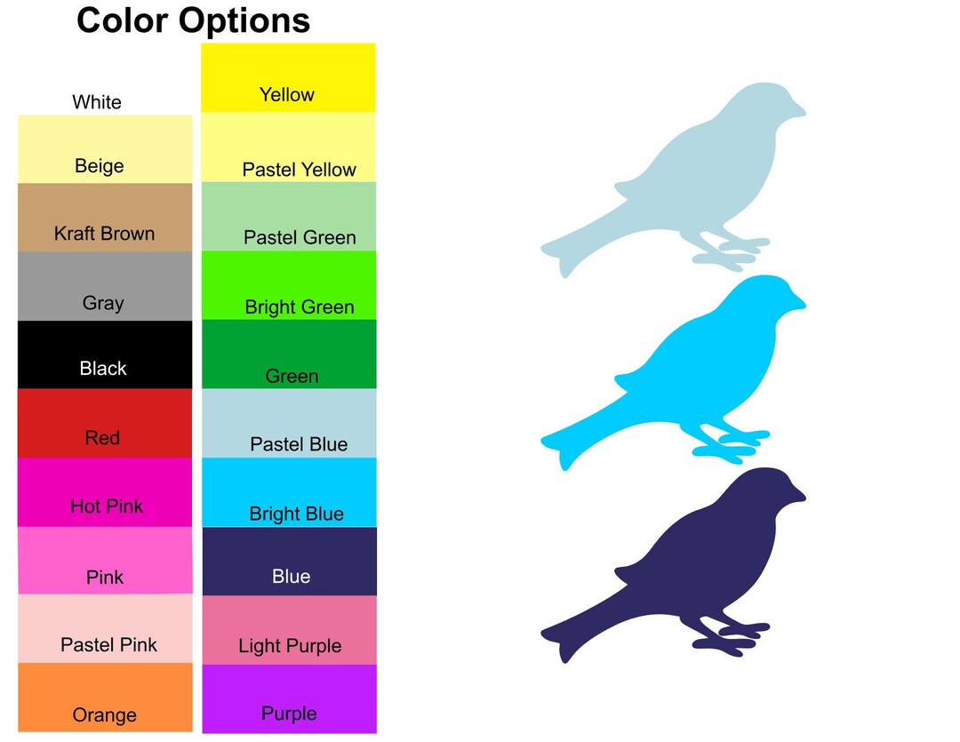 25 Pieces - Bird Paper Die Cut Shape Cut Outs for Bulletin Boards ...