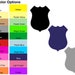 25 Pieces Police Badge Paper Die Cut Shape Cut Outs for Bulletin Boards ...