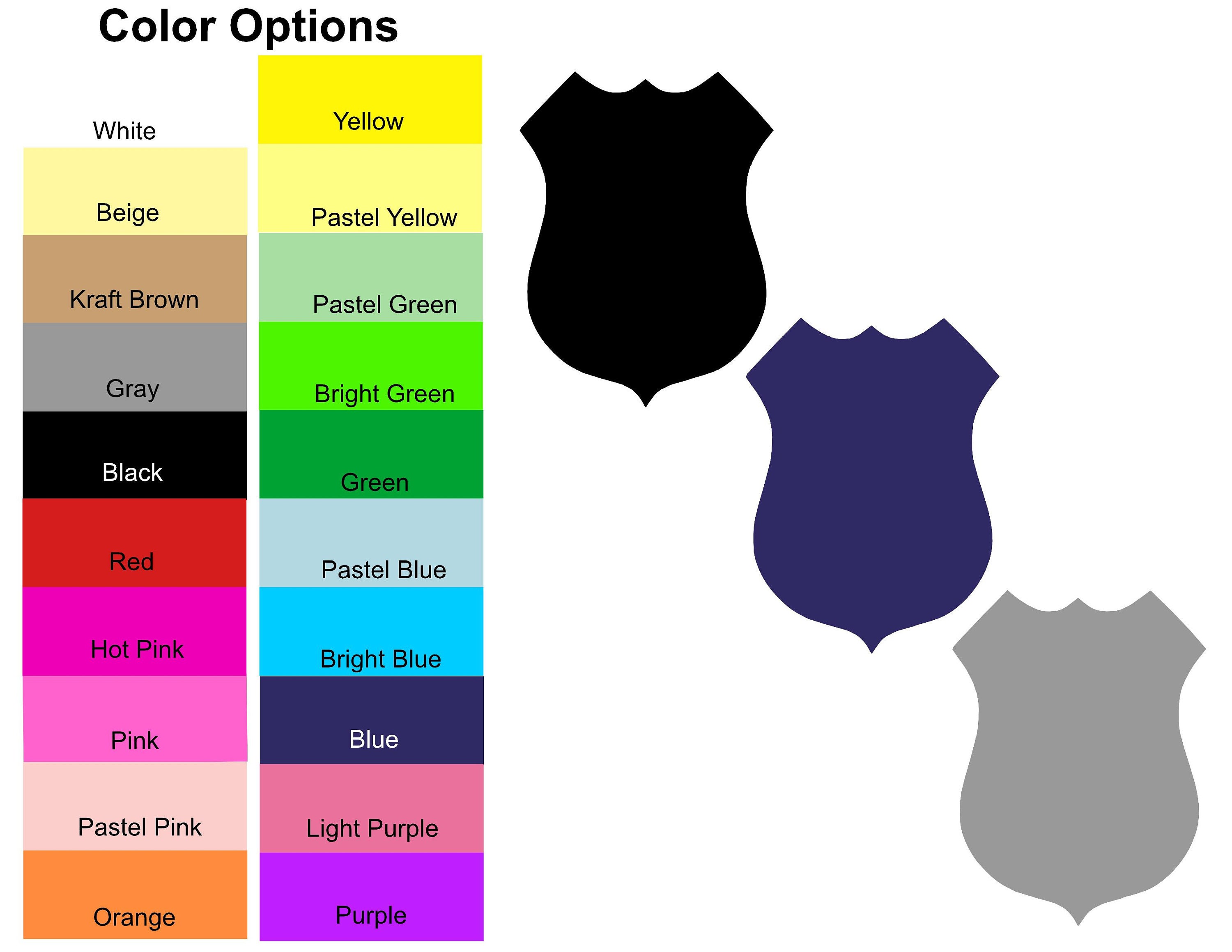 Free Printable Police Badge Template