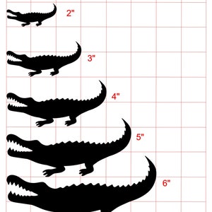 25 Pieces - Alligator Crocodile Paper Die Cut Shape Cut Outs for ...