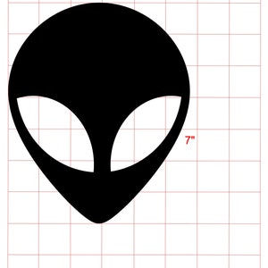 25 Pieces - Alien Head Paper Die Cut Shape Cut Outs for Bulletin Boards ...