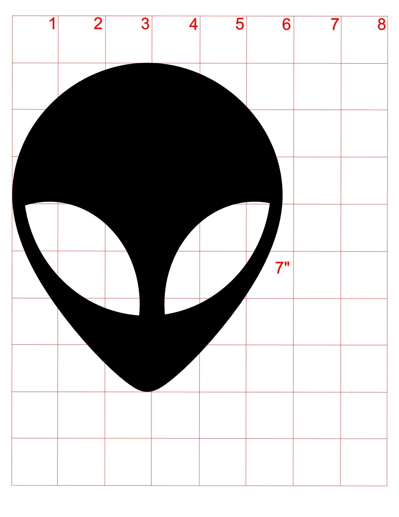 25 Pieces Alien Head Paper Die Cut Shape Cut Outs for - Etsy