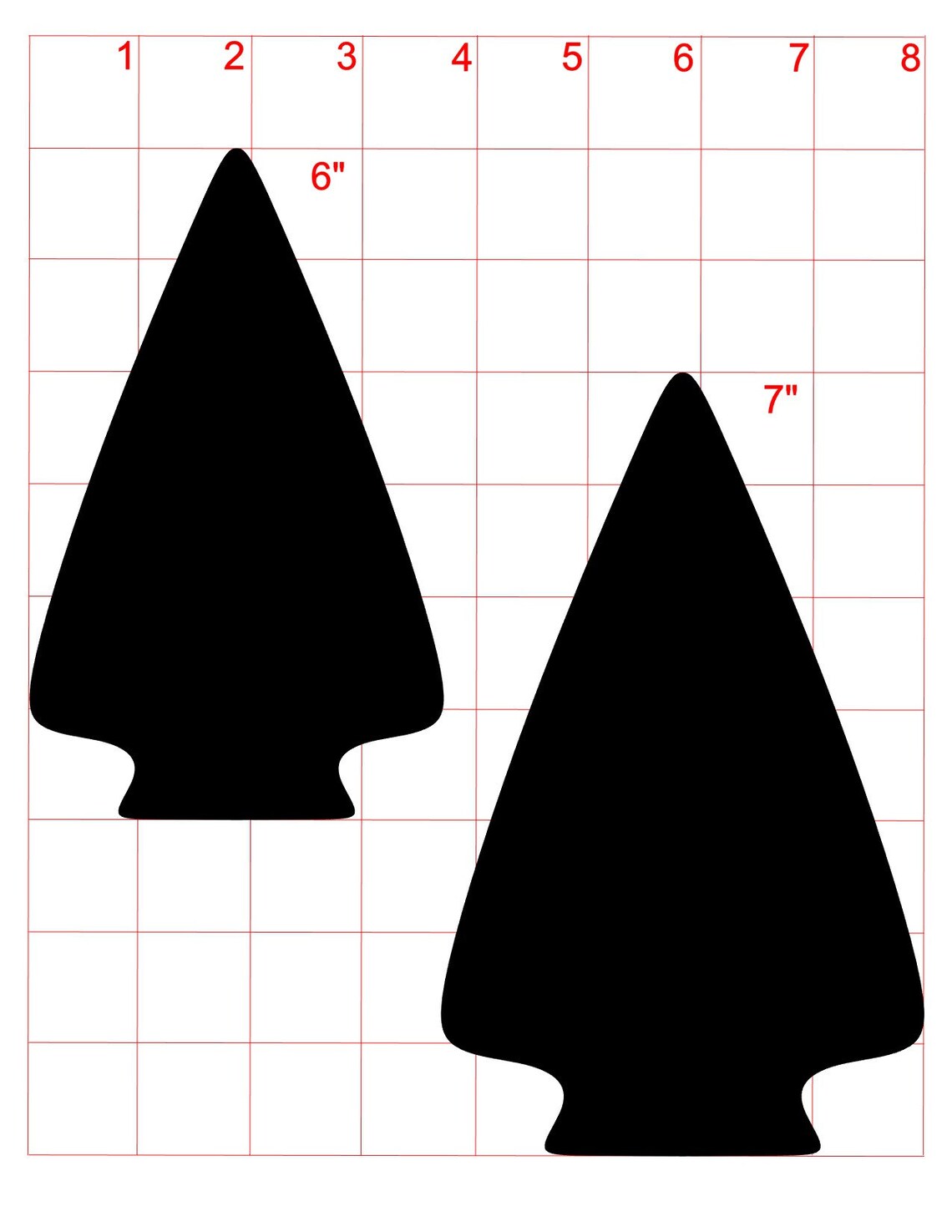 25 Pieces Arrowhead Paper Die Cut Shape Cut Outs for - Etsy