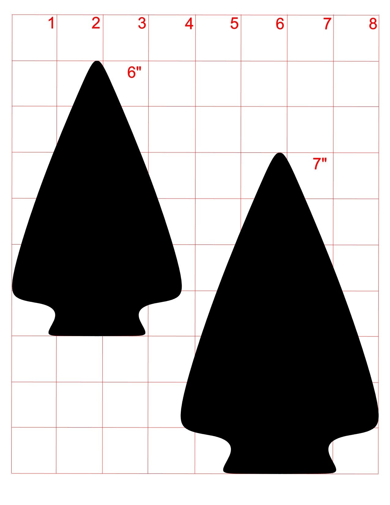 25 Pieces Arrowhead Paper Die Cut Shape Cut Outs for - Etsy