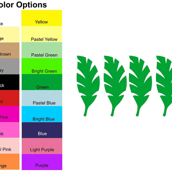 Tropical Die Cuts - Etsy