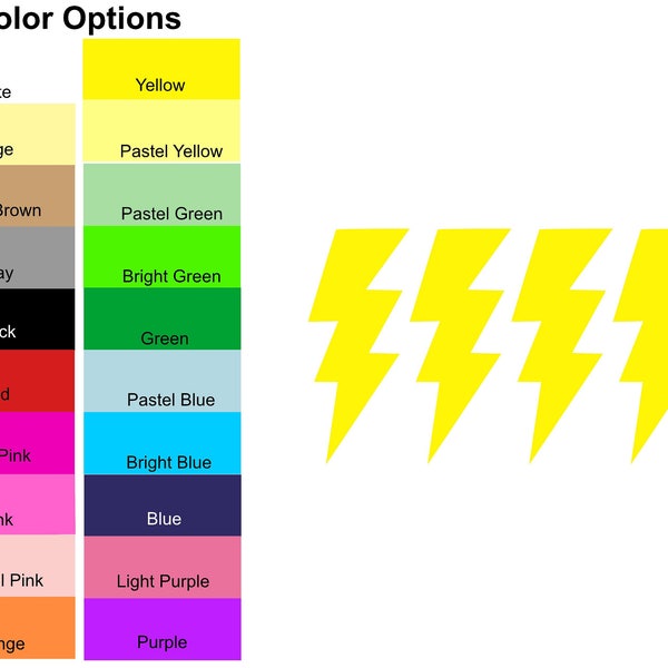 Blue Lightning Bolt - Etsy