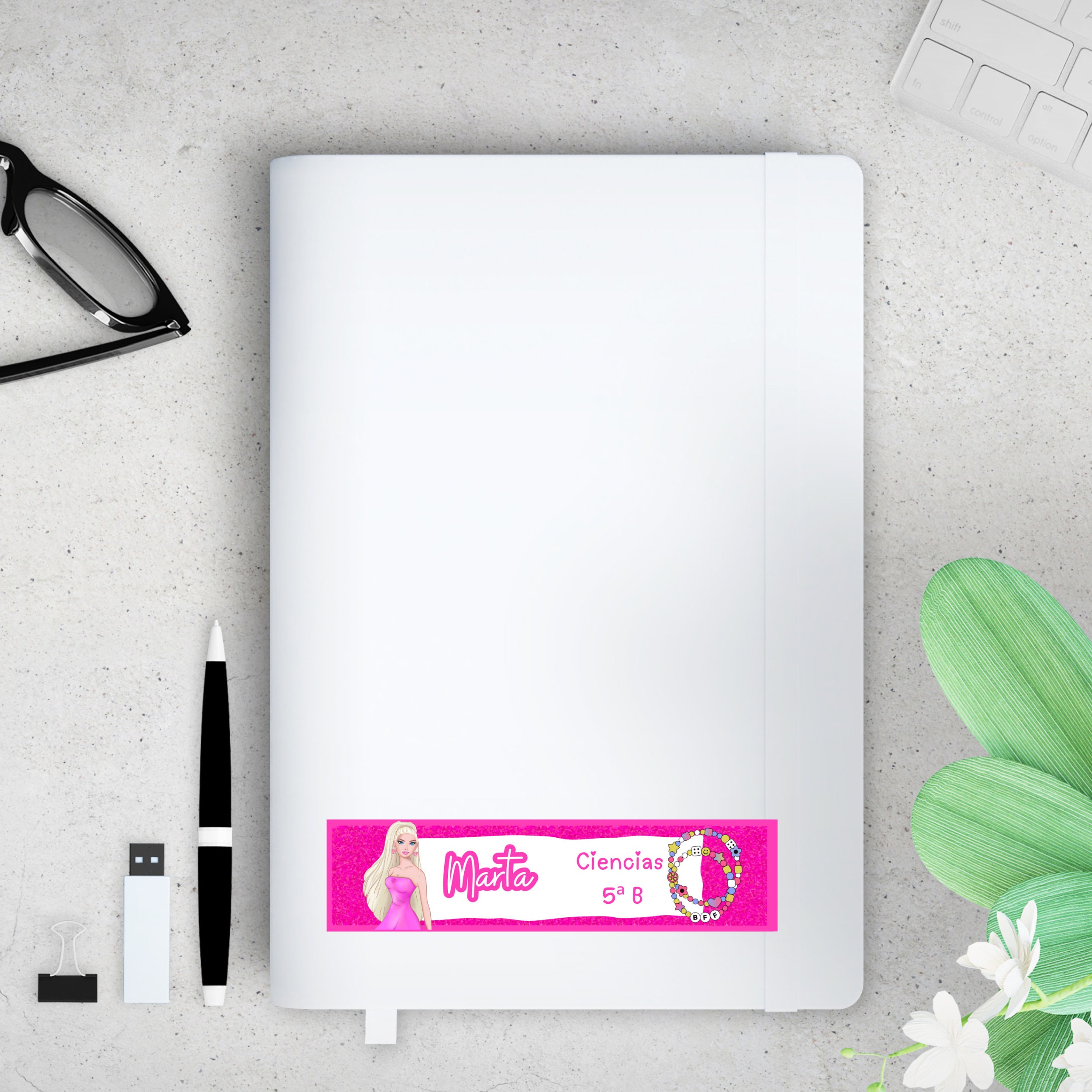 Pink School Label, Editable Labels, School Stickers Template ...