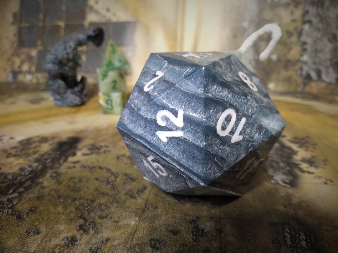 Stoneskin: Spell Series Natural D20 Candle - Etsy