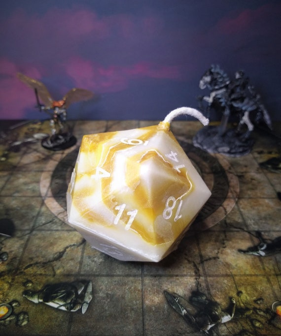 Word of Radiance: Spell Series Natural D20 Candle | Etsy