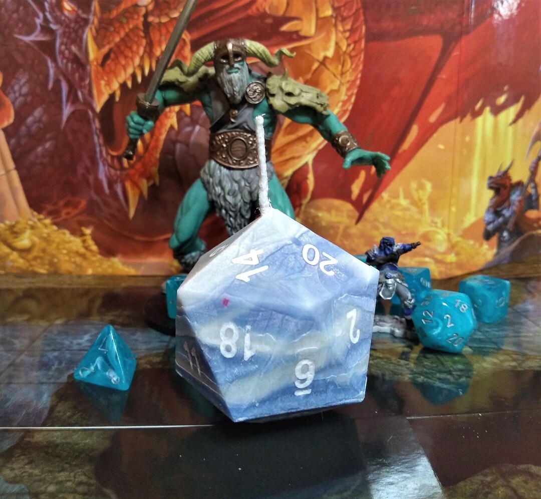 Ice Storm: Spell Series Natural D20 Candle - Etsy