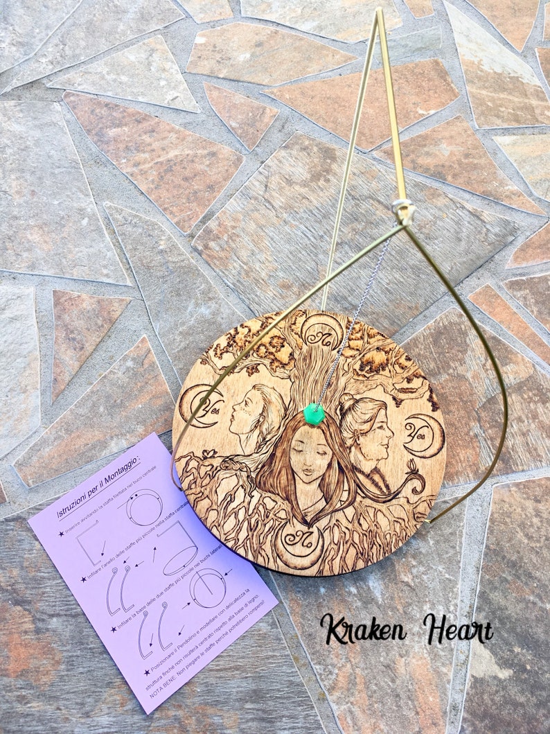 Triple Goddess Wooden Dowsing Pendulum Board. Casting Board | Etsy