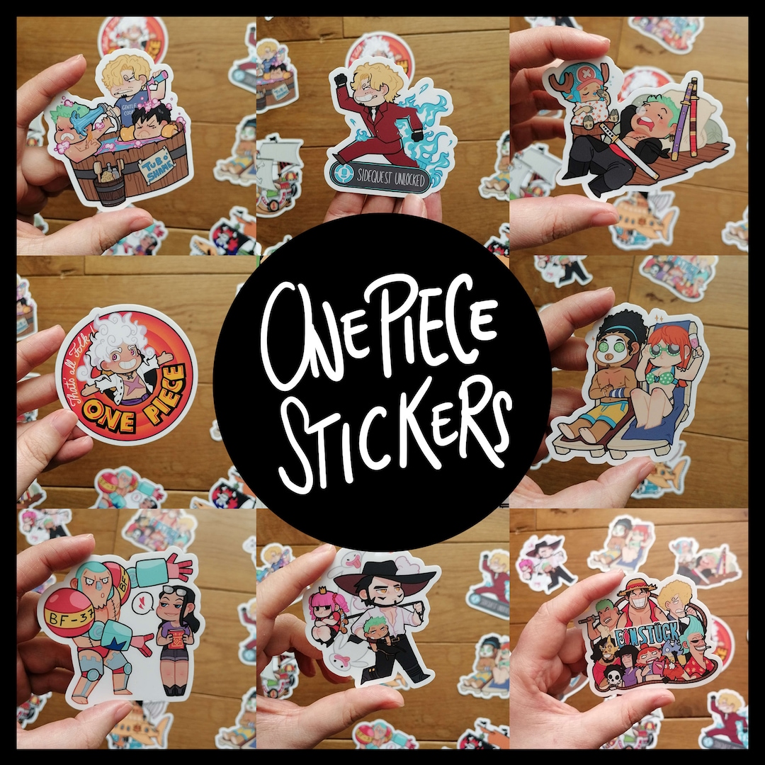 One Piece Sticker Set - Etsy