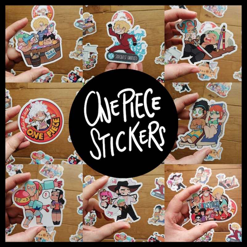 One Piece Vinyl Stickers - Etsy