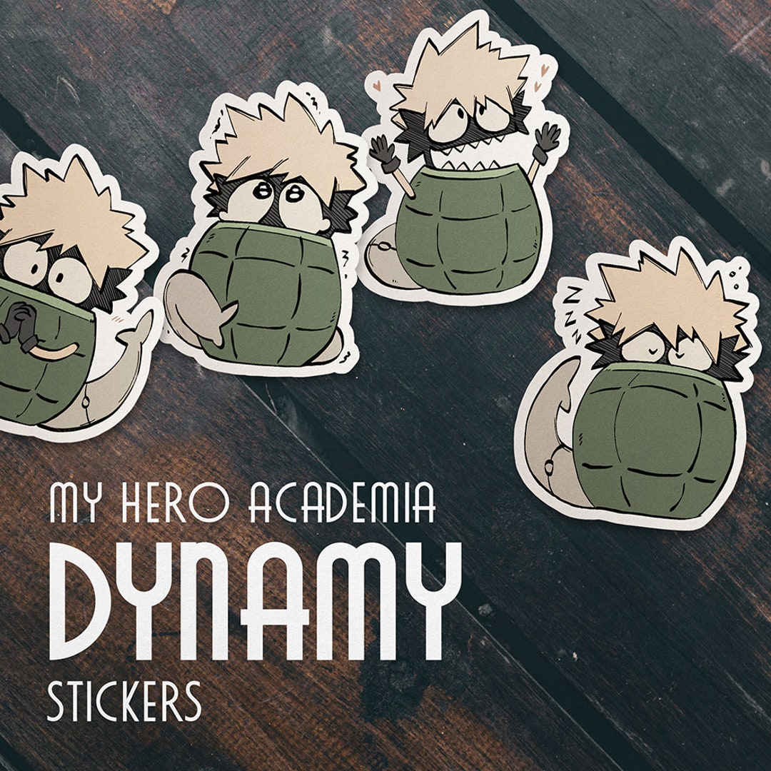 My Hero Academia BNHA Dynamy Sticker Set - Etsy UK