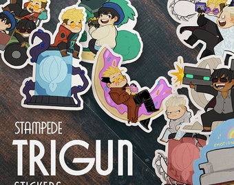 Vash the Stampede Trigun Sticker - Etsy