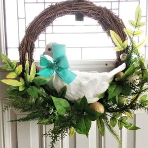 Easter Goose Wreath, Easter Wreath, Spring Wreath, Front Door Wreath ...