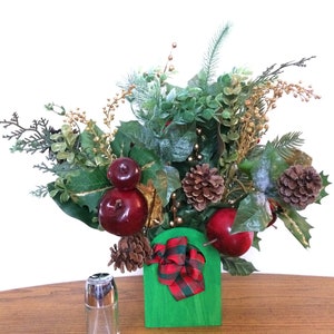 Small Flower Arrangement, Small Christmas Flower Arrangement, Small ...