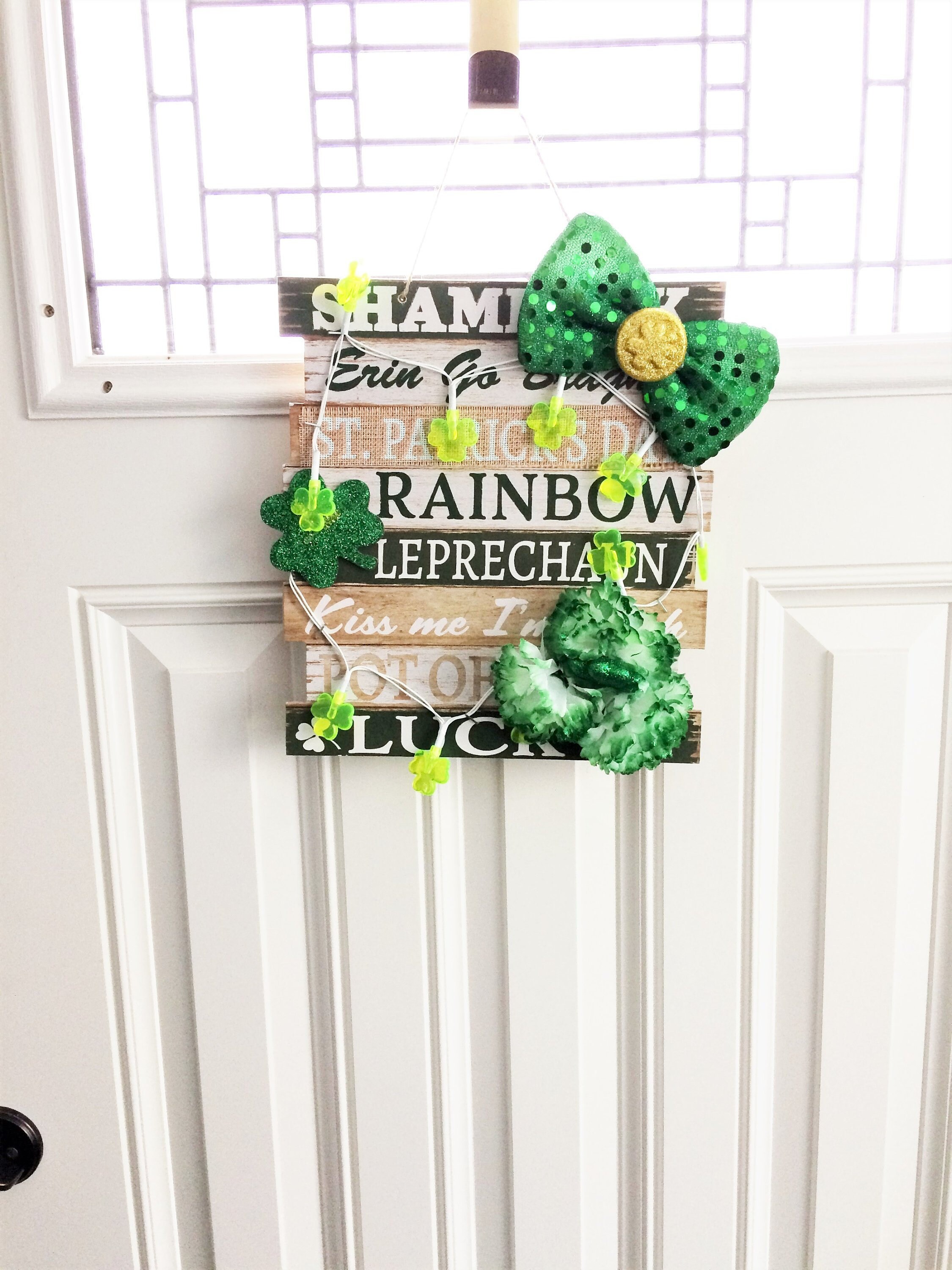 Irish Door Hanger St. Patrick's Day Door Hanger Front - Etsy